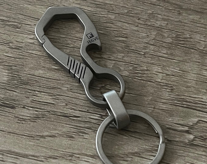 Titanium Clip titanium Key Clip Titanium Snap Hook Titanium Quick ...