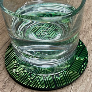 STL Digital File Only 3D Printed Circuit Board Coaster Set Gadget Tech ...