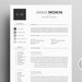 5 Page Resume / CV Template Cover Letter References for MS - Etsy