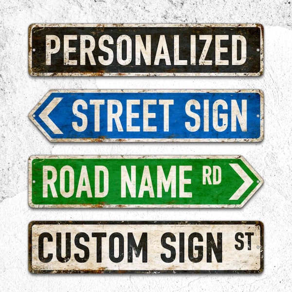 Personalized Directional Signs - Etsy