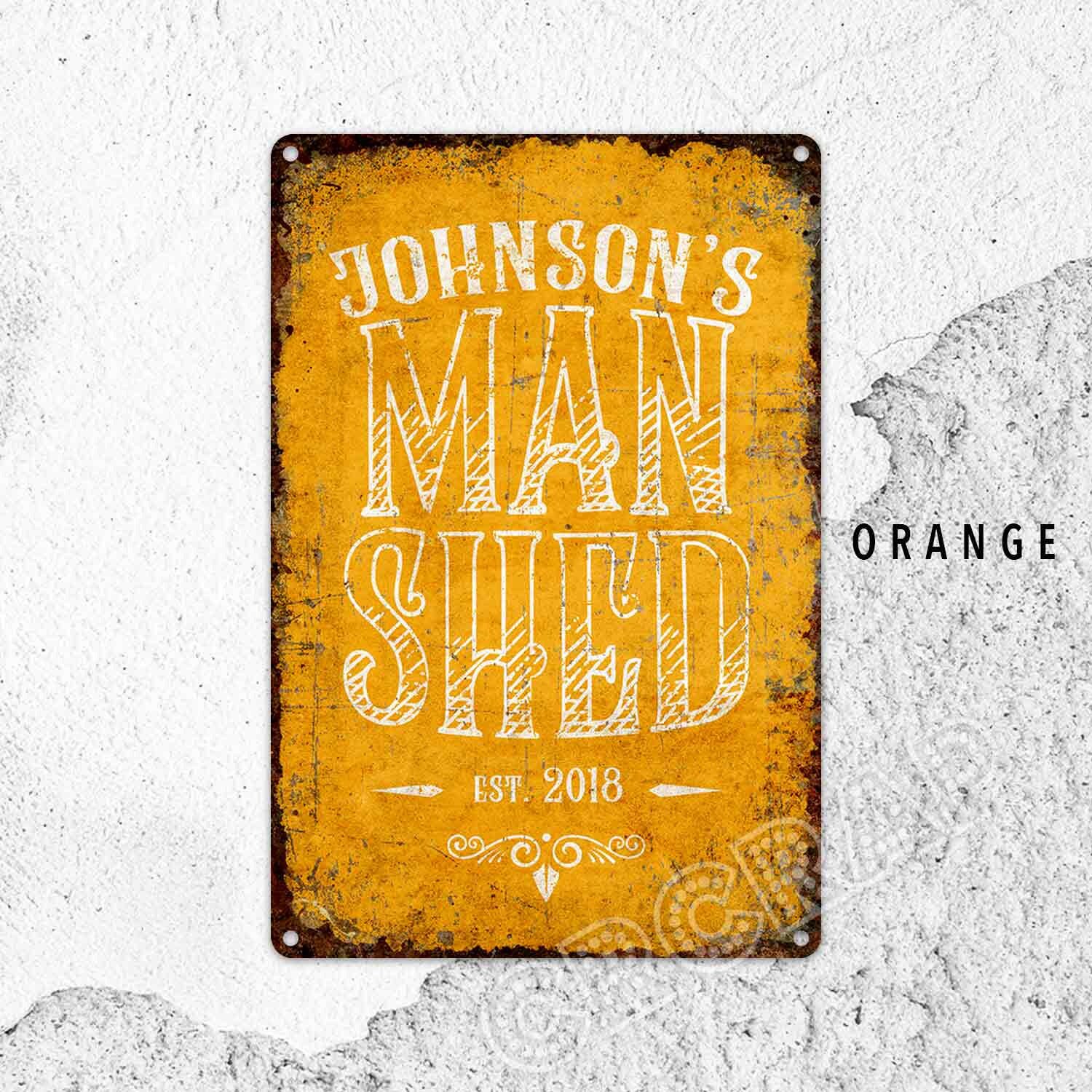 Man Shed Sign Man Cave Sign Garage Sign Custom Sign - Etsy UK