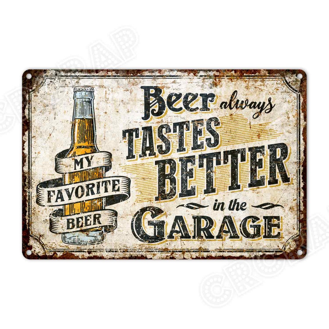 Bar Sign, Garage Sign, Pub Sign, Man Cave Decor, Beer Decor, Metal Sign ...