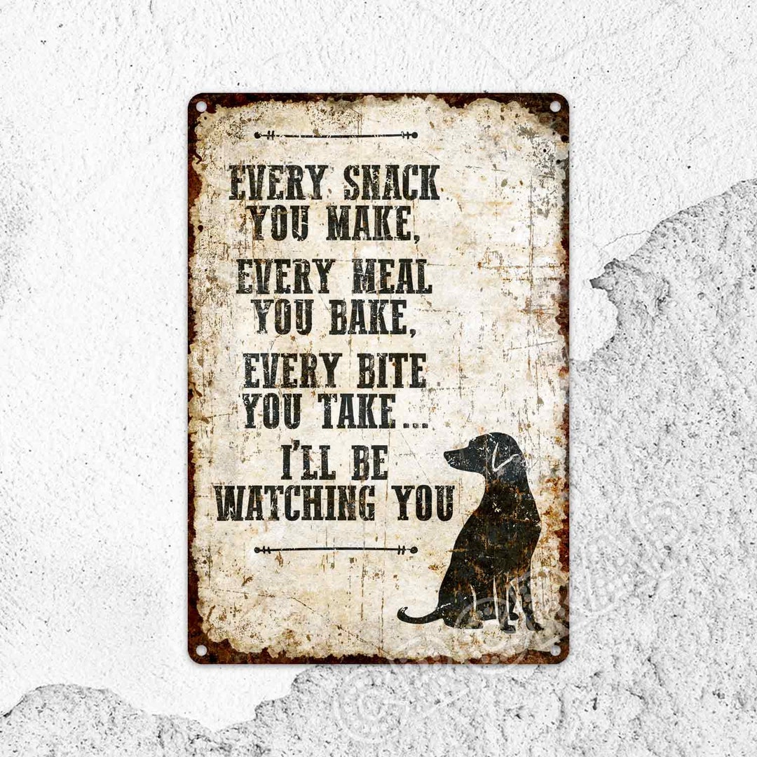 Dog Sign, Metal Sign, Pet Sign, Dog Decor, Gifts, Rustic Wall Decor - Etsy