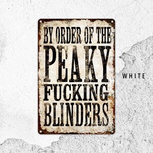 Peaky Blinders, Man Cave Sign, Bar Sign, Metal Sign, Rustic Wall Decor ...