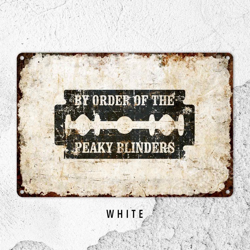 Peaky Blinders Metal Sign, Bar Sign, Rustic Man Cave Decor, Print - Etsy