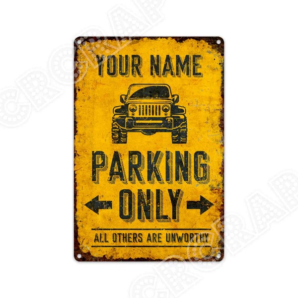 Custom Parking Only Sign - Etsy