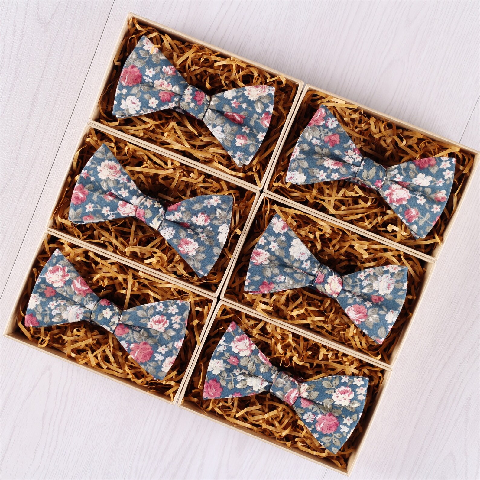 Floral Bowtie Sets, Green Bow Tie Combo, Wedding Bowties, Gift Bow Ties ...