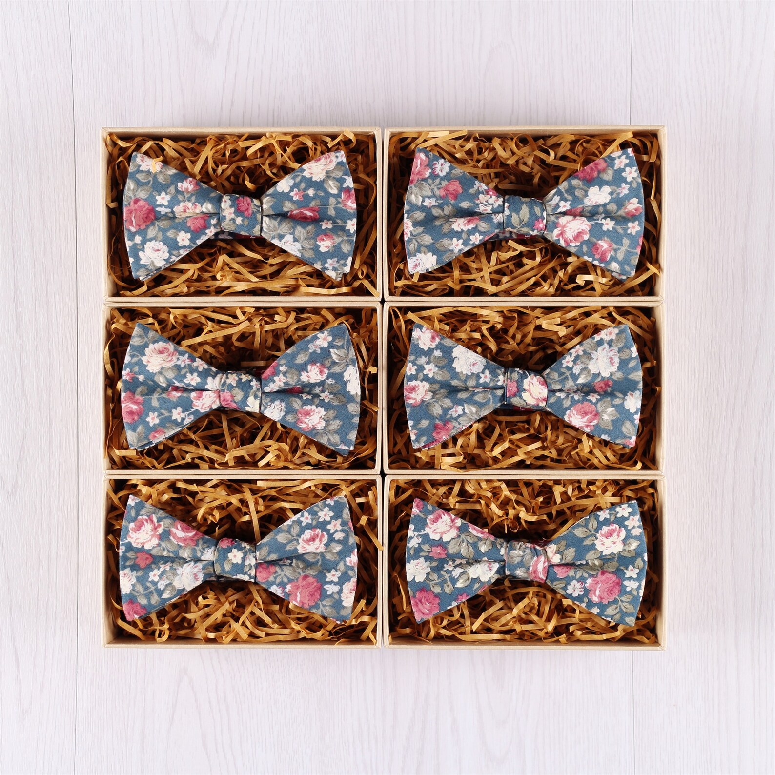 Floral Bowtie Sets, Green Bow Tie Combo, Wedding Bowties, Gift Bow Ties ...