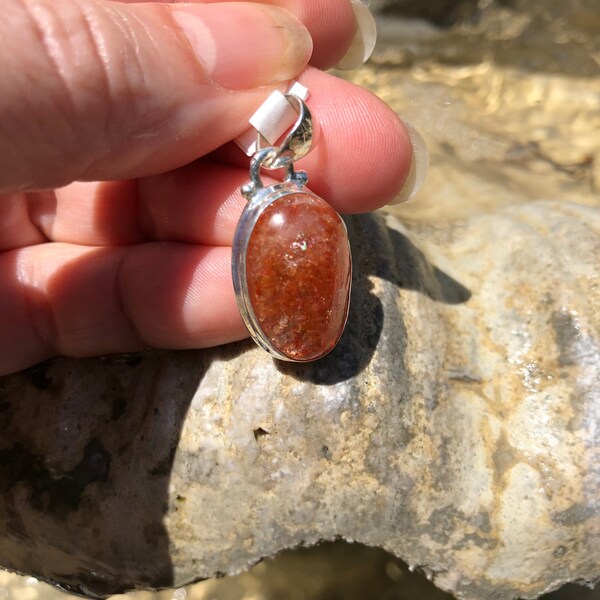 Sunstone Pendant - Etsy
