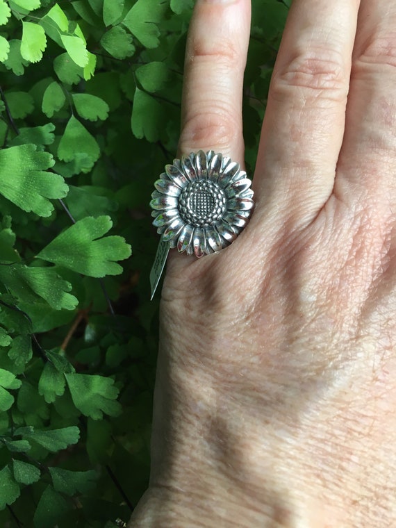 Sunflower ring - Gem