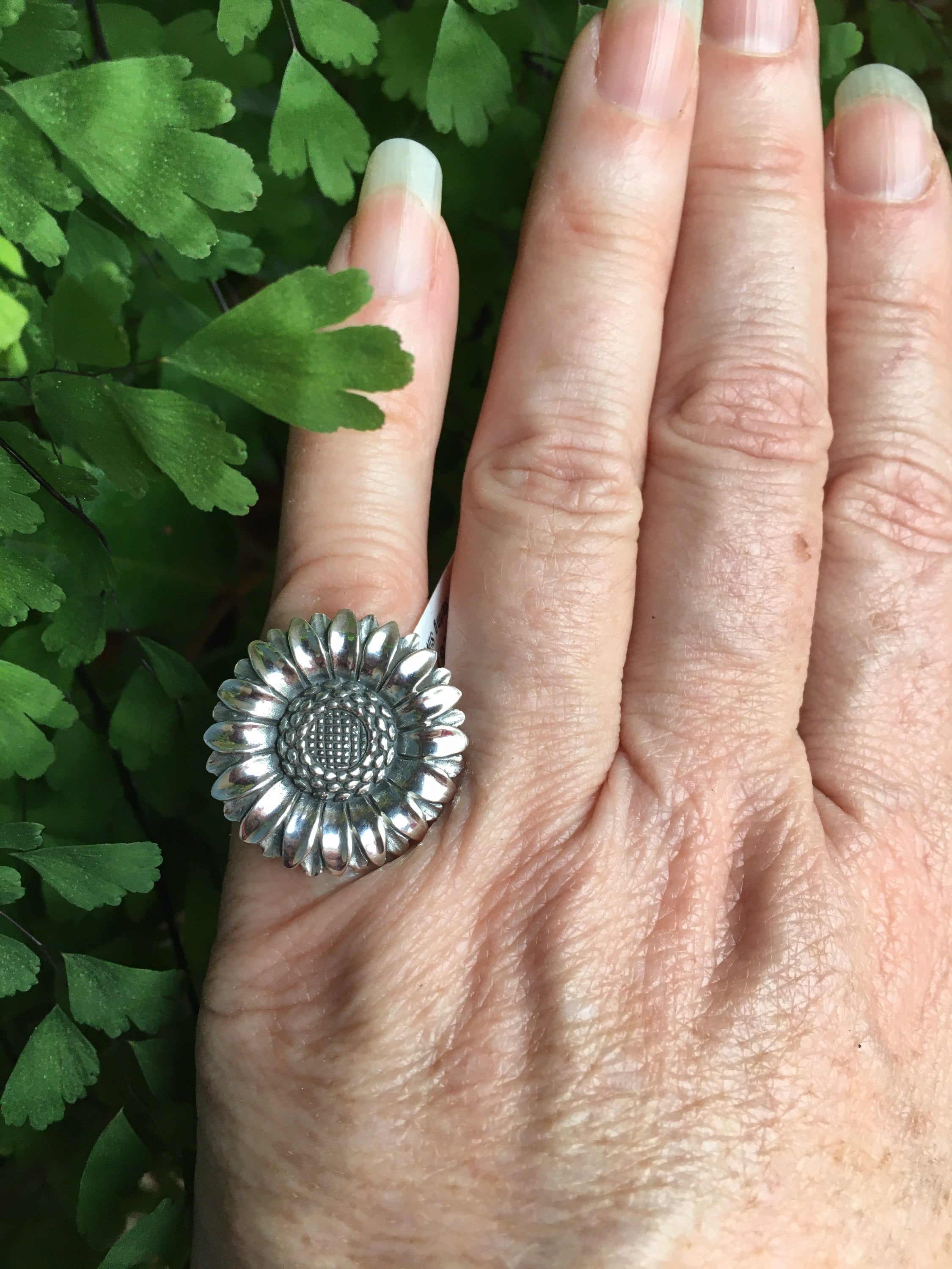 Sunflower Ring - Etsy