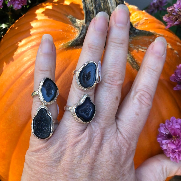 Geode Ring - Etsy