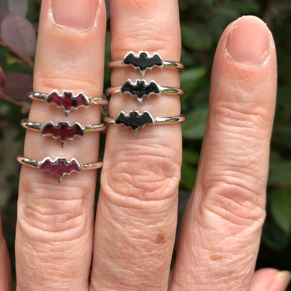 Bat Ring - Etsy