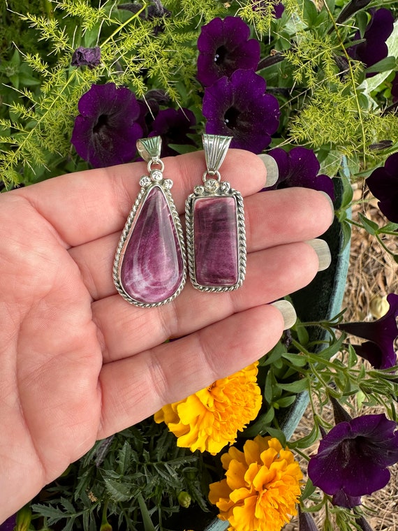 New - Large Spiny Oyster And Arizona Turquoise 925 St… - Gem