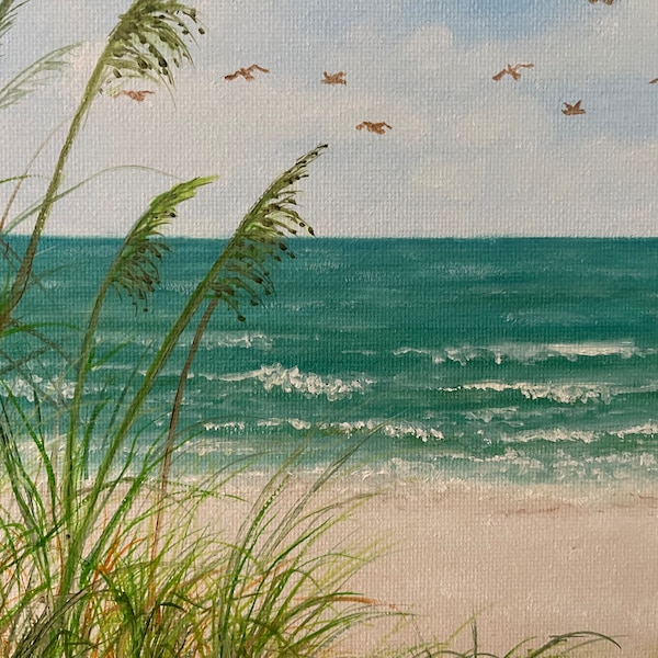 Sea Oats Painting - Etsy