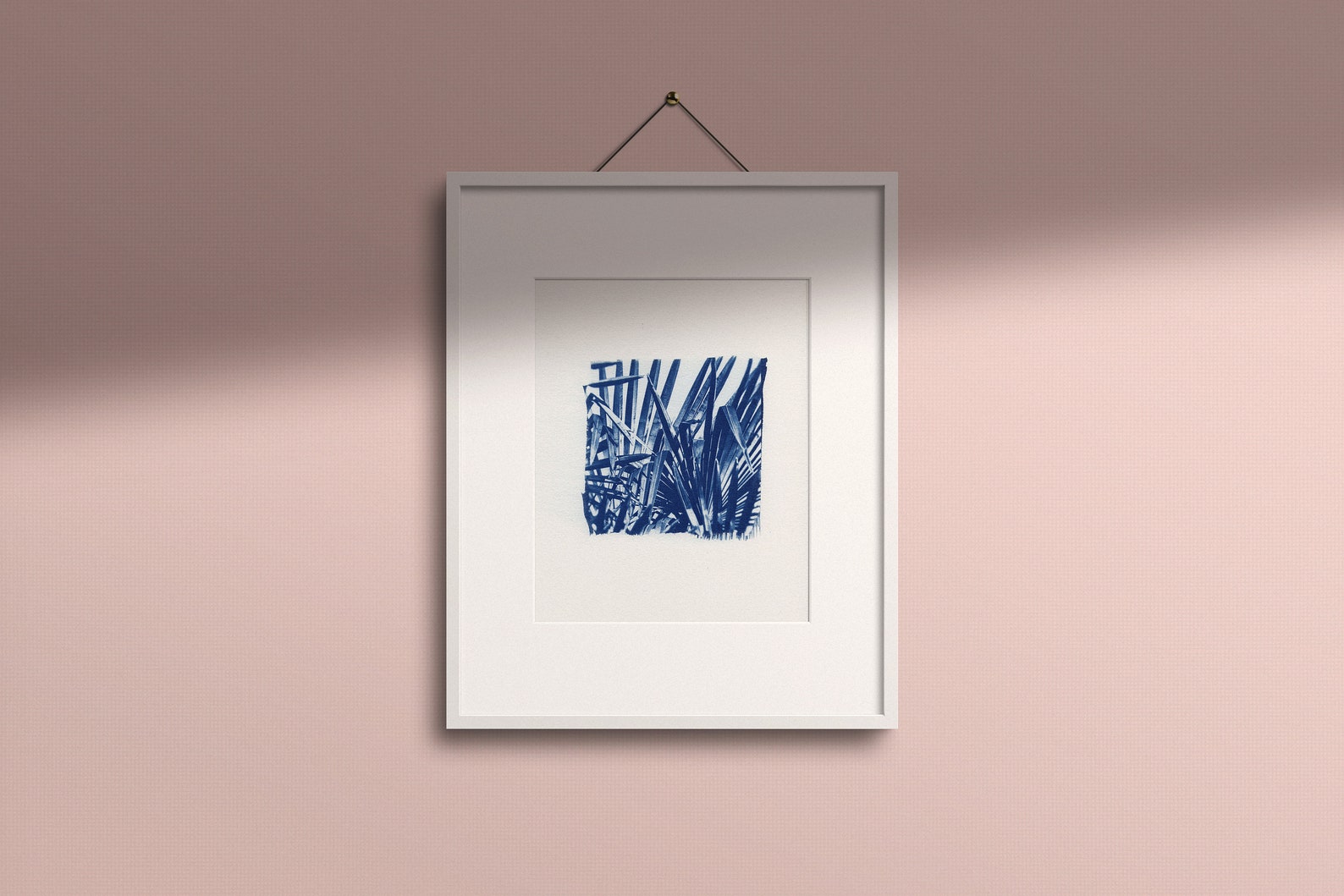 Original Cyanotype - Blue Palm Trees - Hand Made - Unique Piece of Art ...