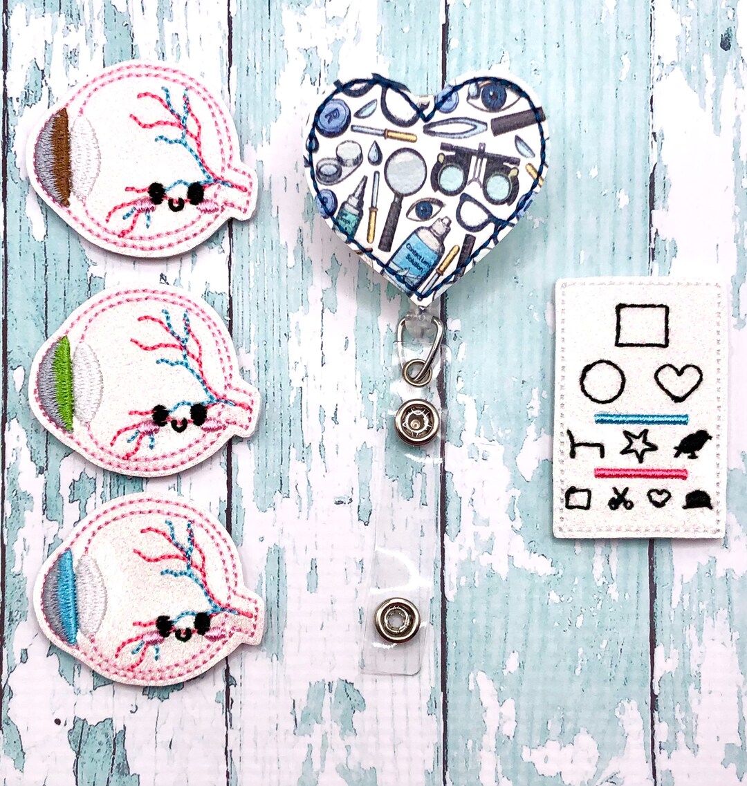 Badge Reel, Ophthalmologist, Optometry Gifts, Optometrist Gift, - Etsy