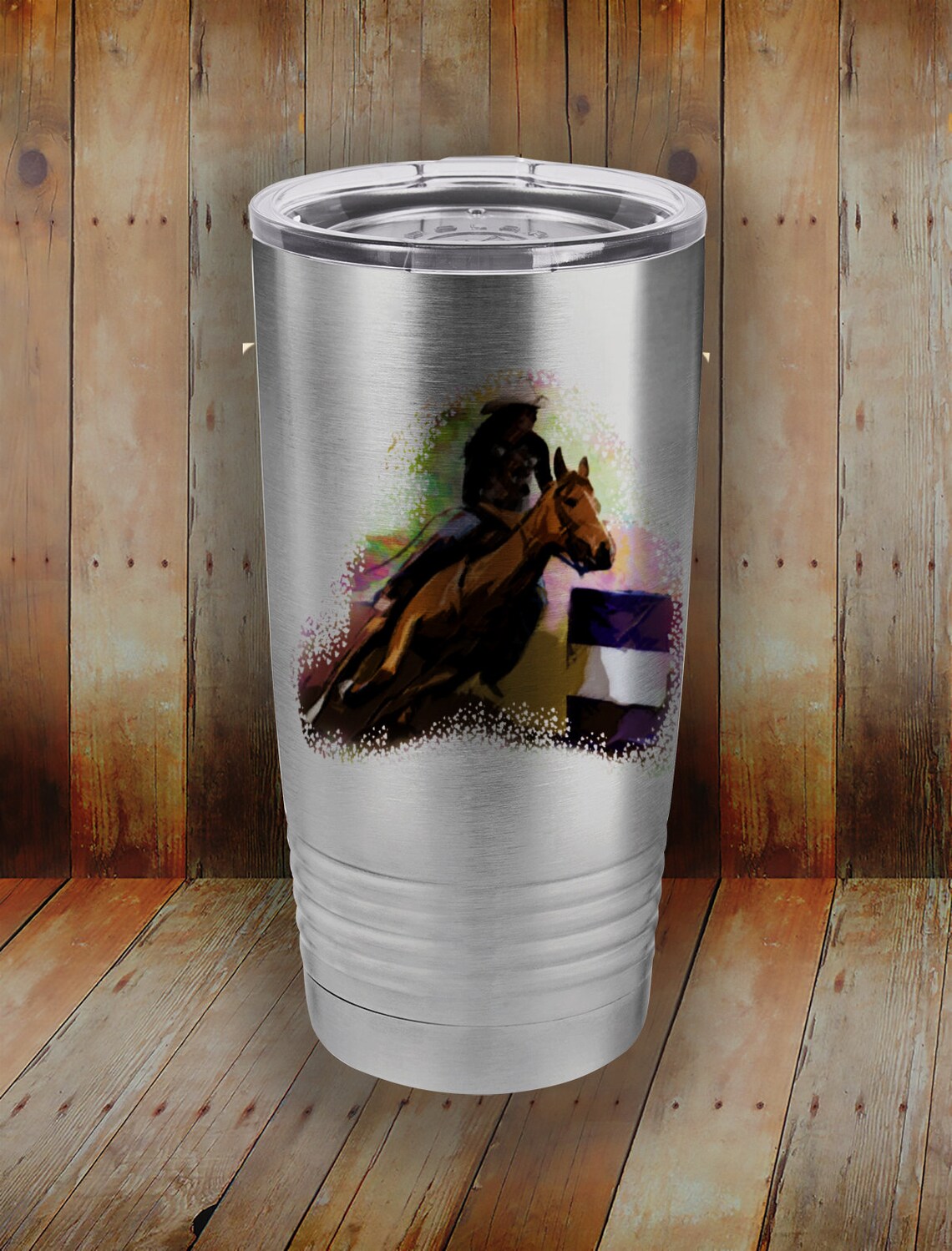Barrel Racing, Rodeo, Gymkhana, Horse, Tumbler, Coffee Mug, Insulated ...