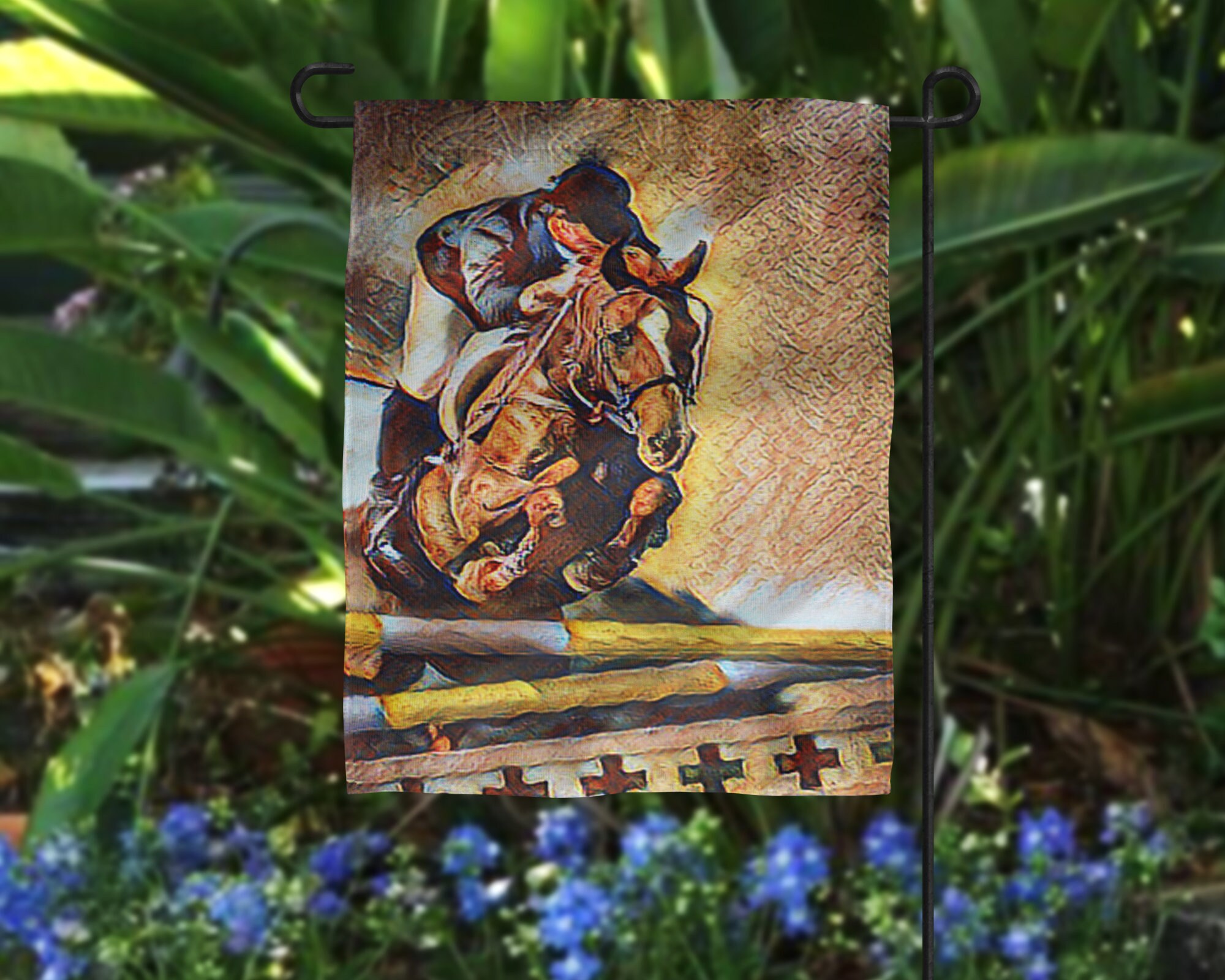 Jumper Garden Flag, Yard Sign, Garden Decor, Horse Lover Gift ...