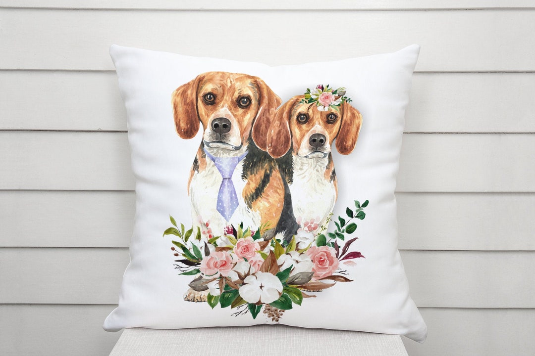 Beagles, Couples, Springtime, Anniversary Gift, Houswarming Gift, Pet ...