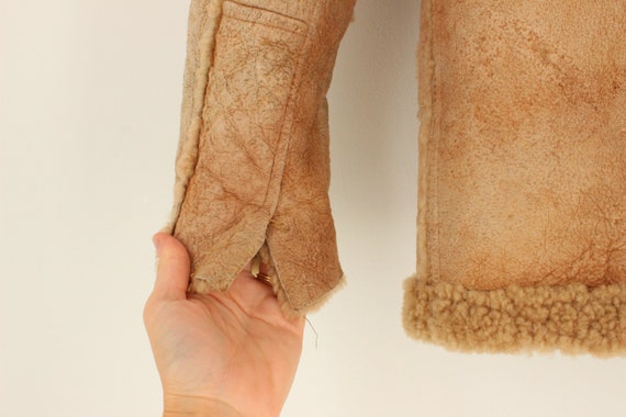 1970s Genuine Australian Shearling Sheepskin Vintage … - Gem