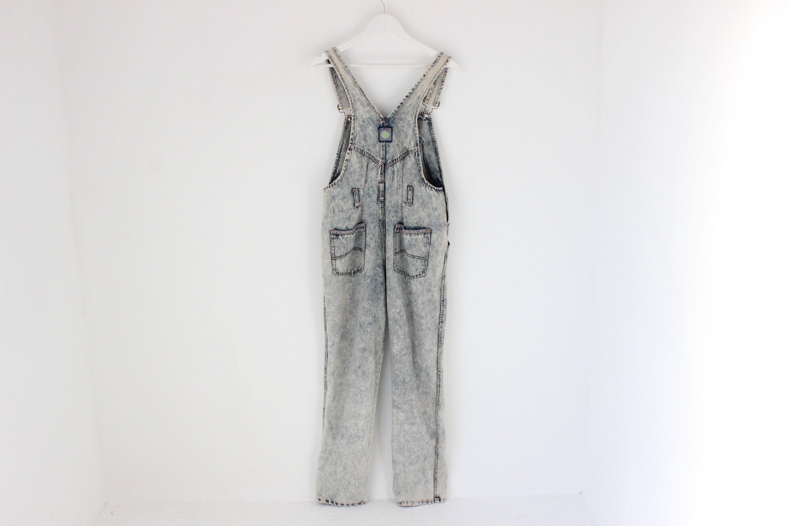 Iconic 80s Acid Wash Denim Dungarees / Overalls - Etsy