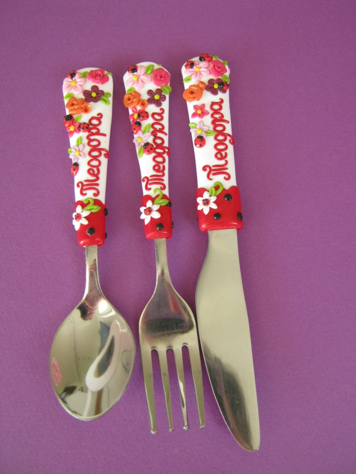 Ladybird Toddler Cutlery Ladybug Baby Shower Ladybug Spoon - Etsy