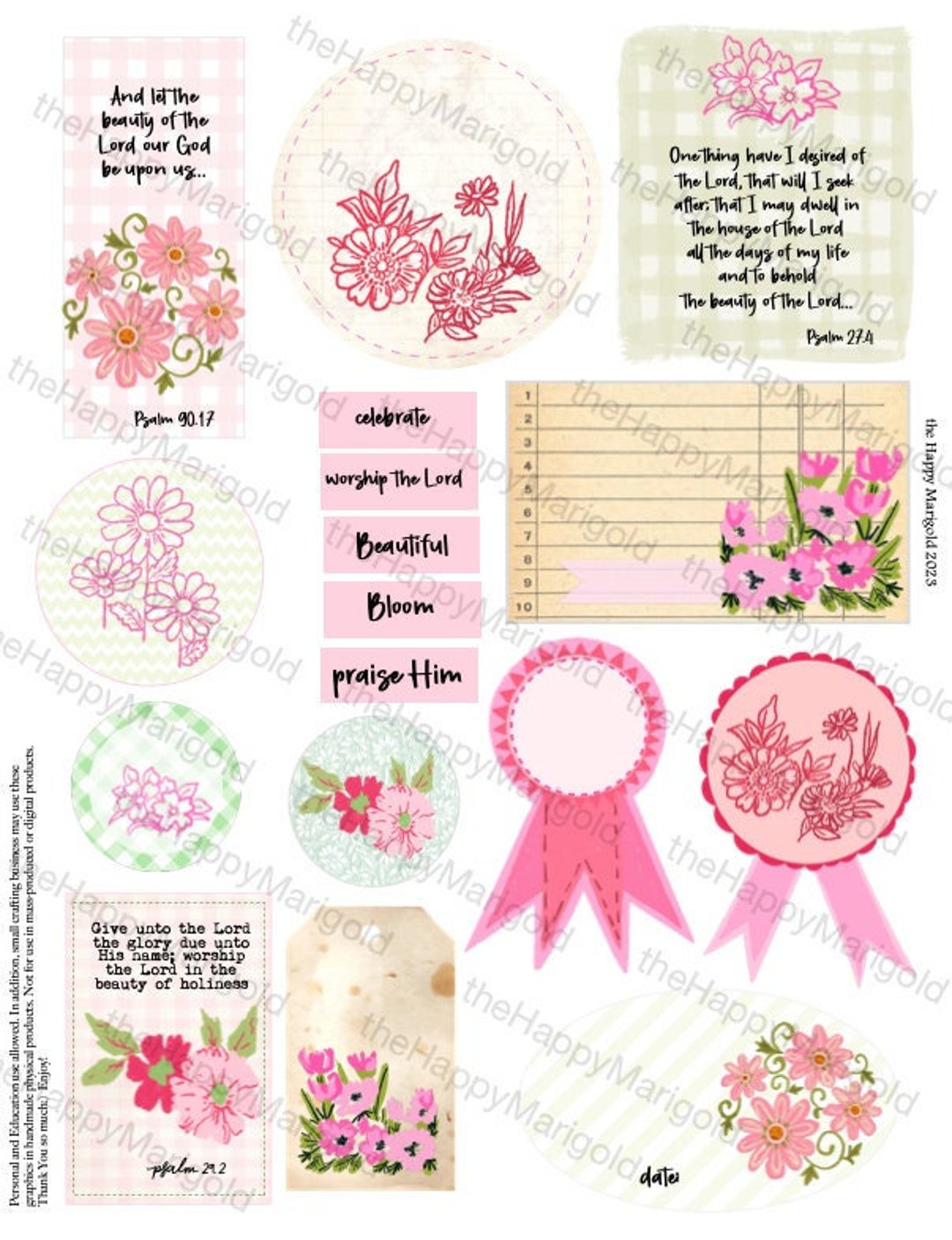 Digital-the Beauty of the Lord Kit - Etsy