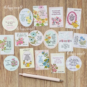 Digital-sweet Mini Bible Verse Cards - Etsy