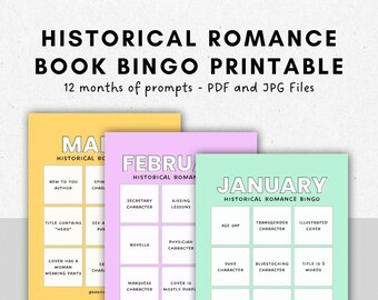 Book Bingo 2023 - Etsy
