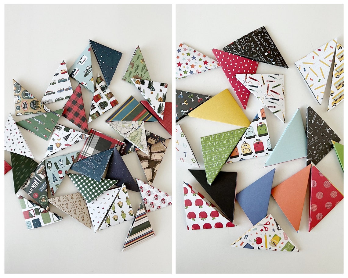 Corner Bookmarks Paper Corner Bookmarks Folded Corner - Etsy