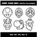 Super Mario Bros. Cut File Bundle - Etsy