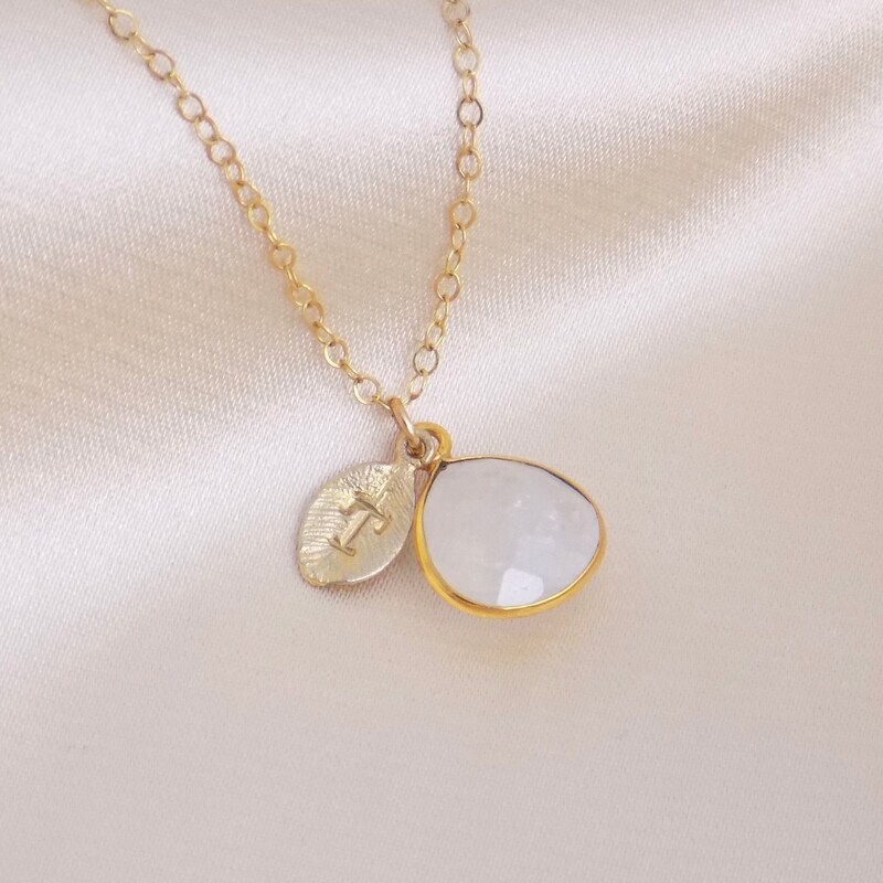 June Birthstone Necklace - Etsy