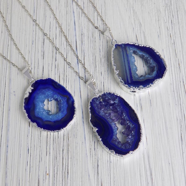 Geode Necklace - Etsy