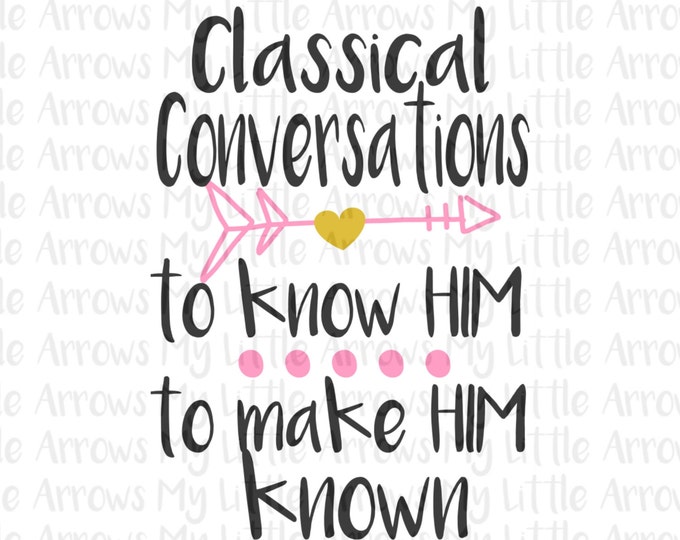 Classical Conversations SVG, DXF, EPS, Png Files for Cutting Machines ...
