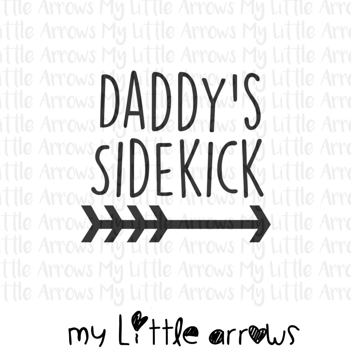 Daddy's Sidekick SVG DXF EPS Png Files for Cutting - Etsy