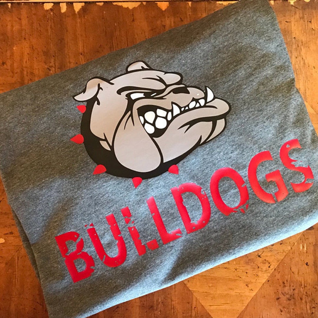 Distressed Bulldogs Svg, SVG, Dxf, Eps, Cut File, Bulldogs, Svg Sayings ...