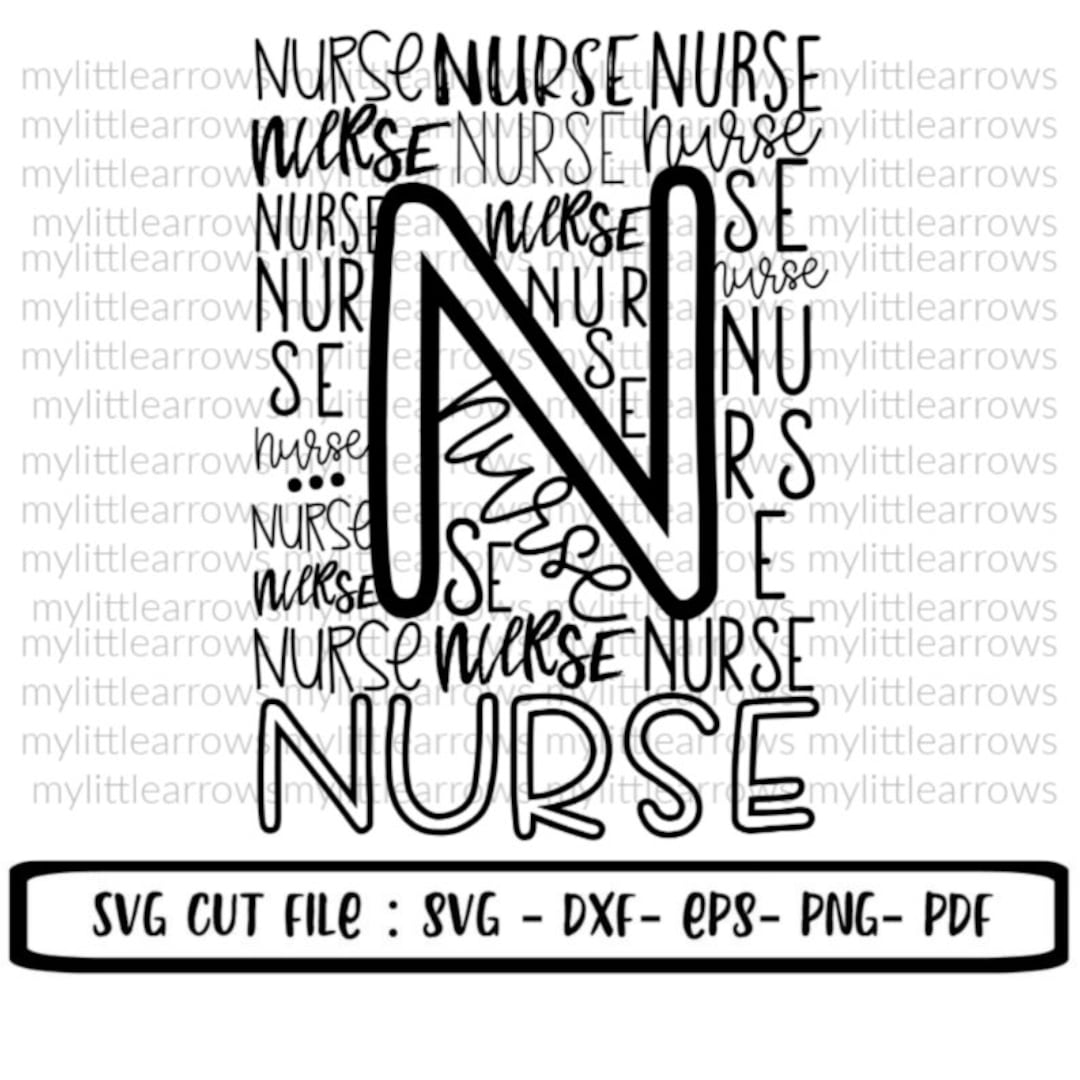 Nurse SVG, Dxf, Eps, Png Files for Cutting Machines Cameo or Cricut ...