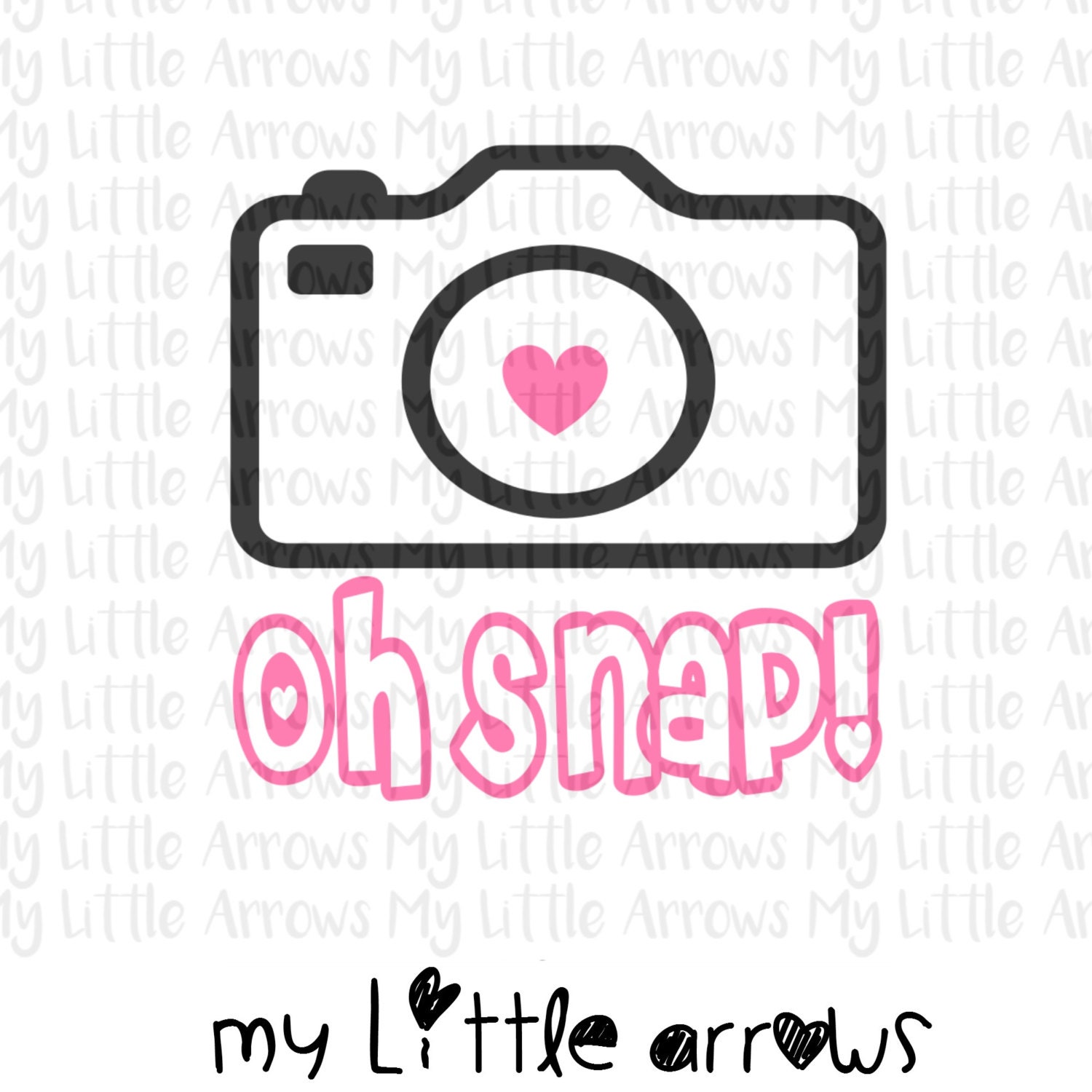 Oh Snap Camera SVG DXF EPS Png Files for Cutting Machines - Etsy