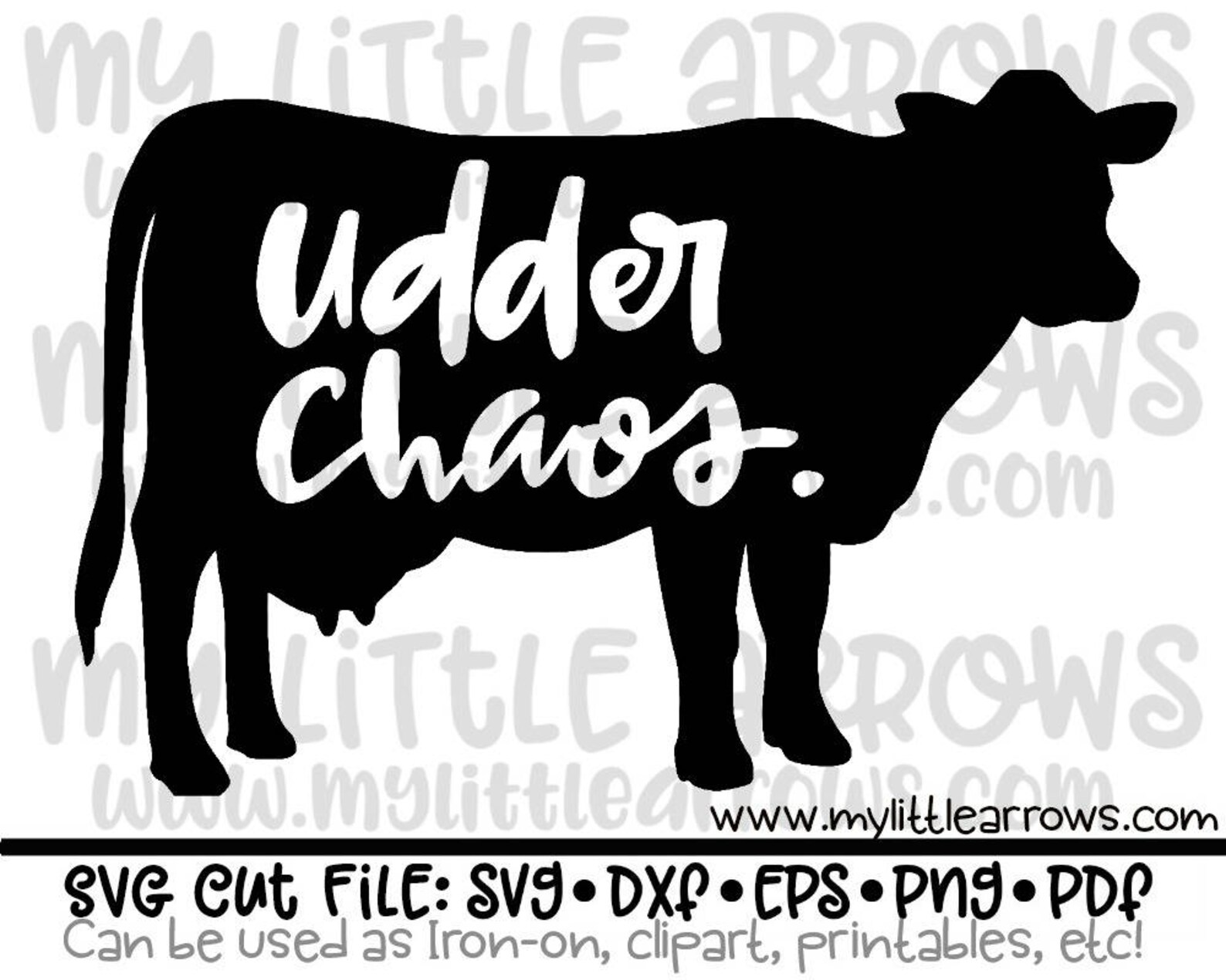 Udder Chaos Svg SVG Dxf Eps Png Files for Cutting - Etsy