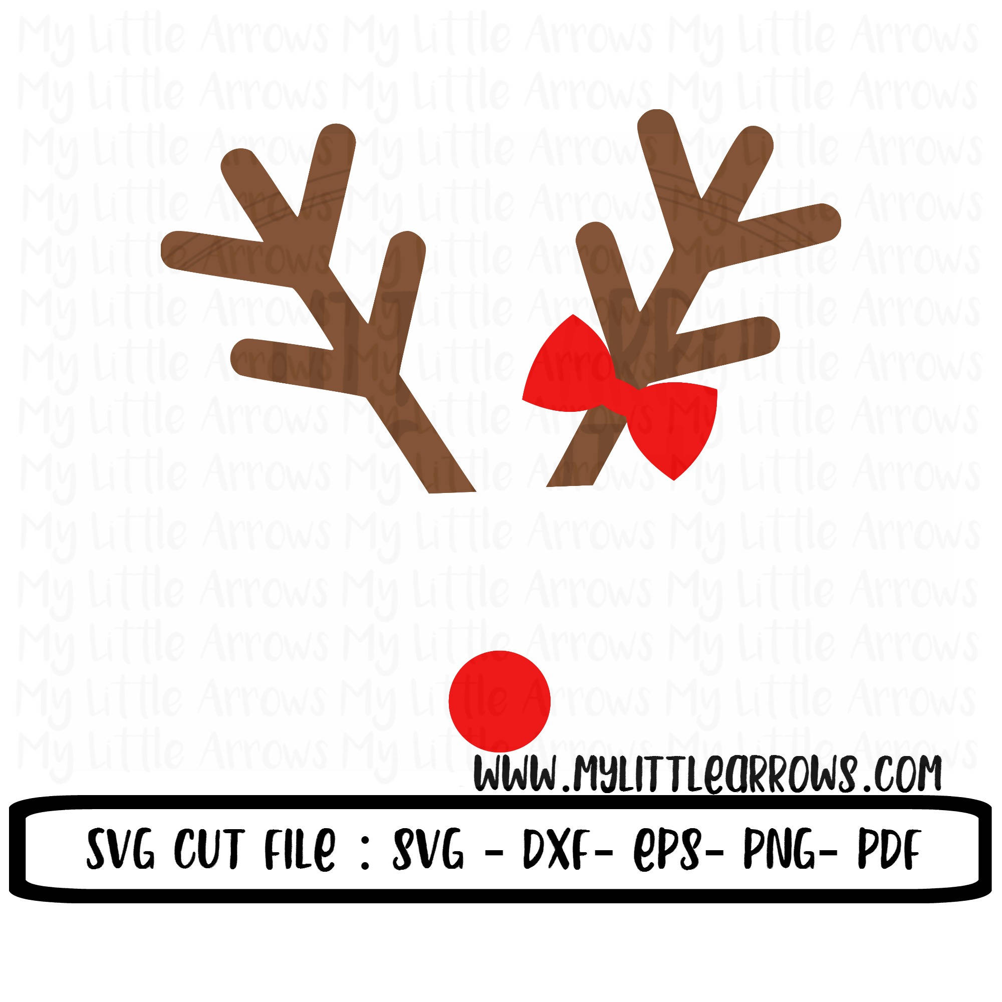Matching Sibling Reindeer Svg Matching Christmas Svg - Etsy