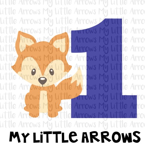 Fox First Birthday SVG PNG DXF First Birthday Outfit One - Etsy