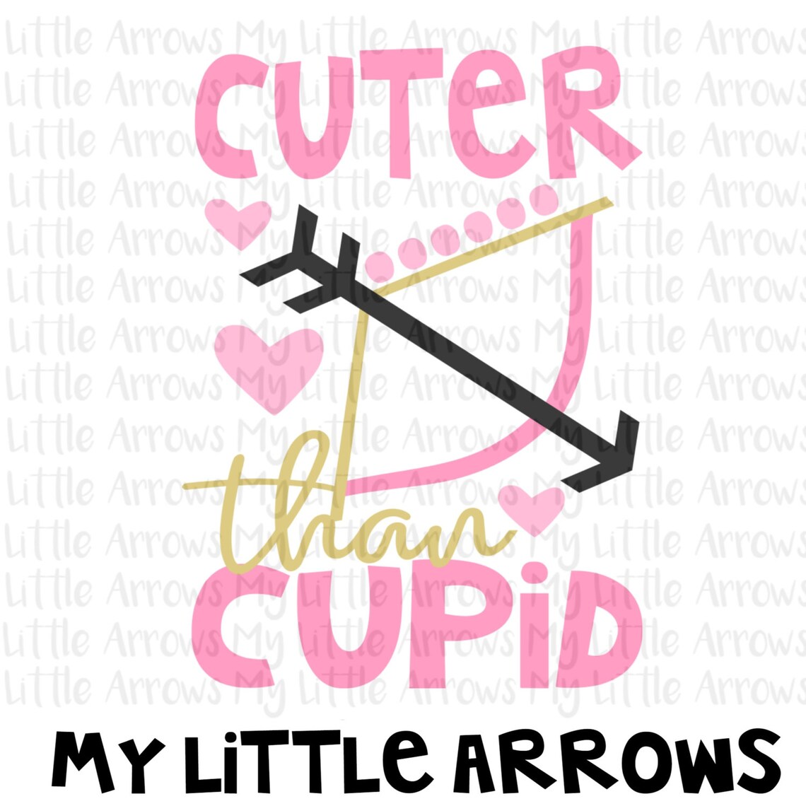 Cuter Than Cupid SVG DXF EPS Png Files for Cutting Machines - Etsy