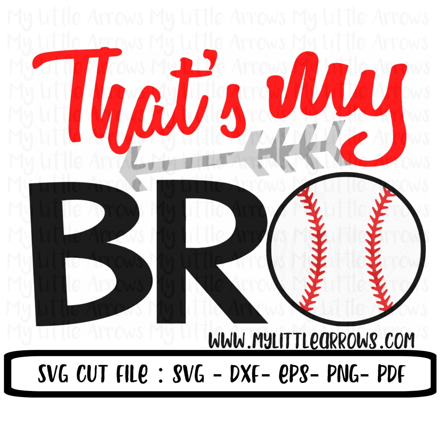 Thats My Bro Svg - SVG, DXF, EPS, Png Files - Cutting Machines Cameo ...