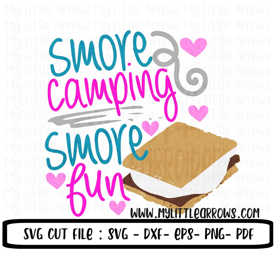 Smore Camping Svg Smore Fun Svg Camping Svg Camping Dxf - Etsy