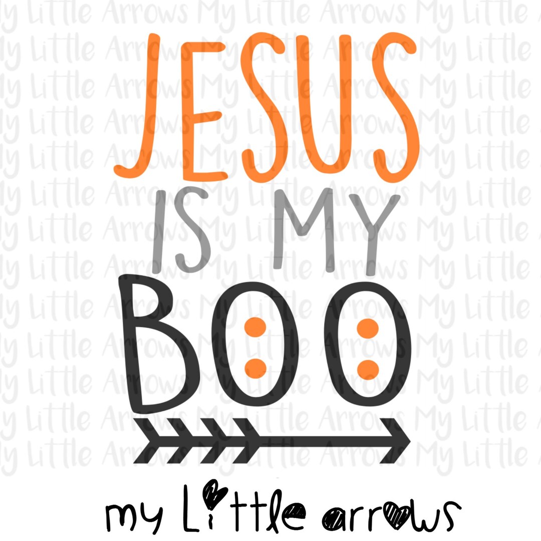 Halloween Jesus is My Boo SVG, DXF, EPS, Png Files for Cutting Machines ...