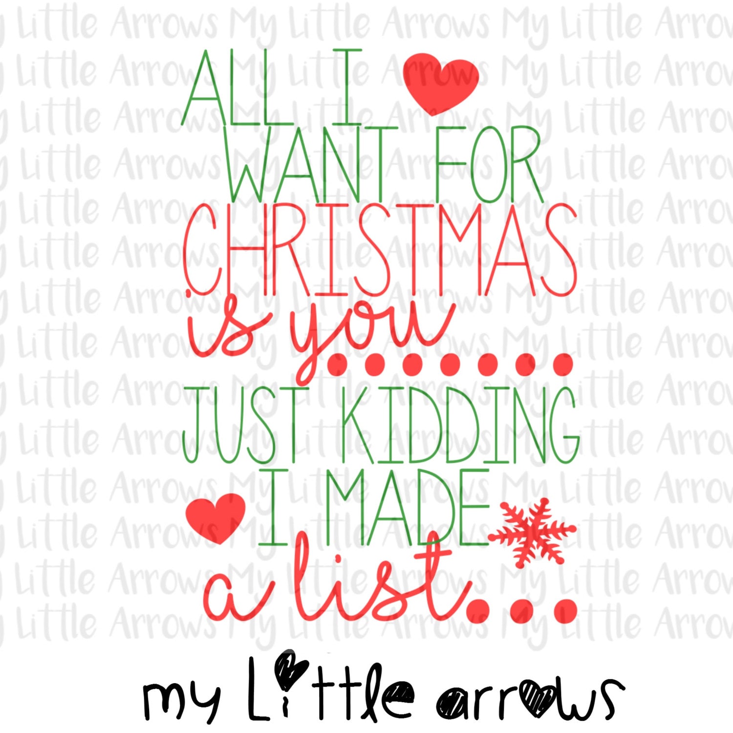 All I Want for Christmas SVG, DXF, Eps, Png Files for Cutting Machines ...