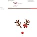 Personalized Sibling Matching Reindeer Embroidery Design 4x4 5x7 6x10 ...