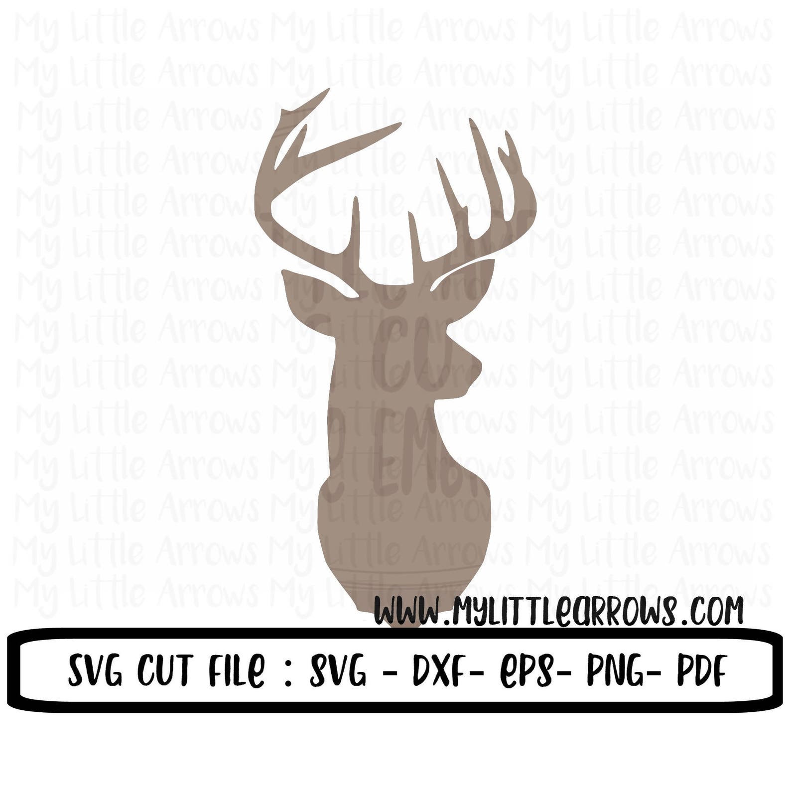 Deer Silhouette Deer Svg Buck Svg Hunting Season Svg - Etsy