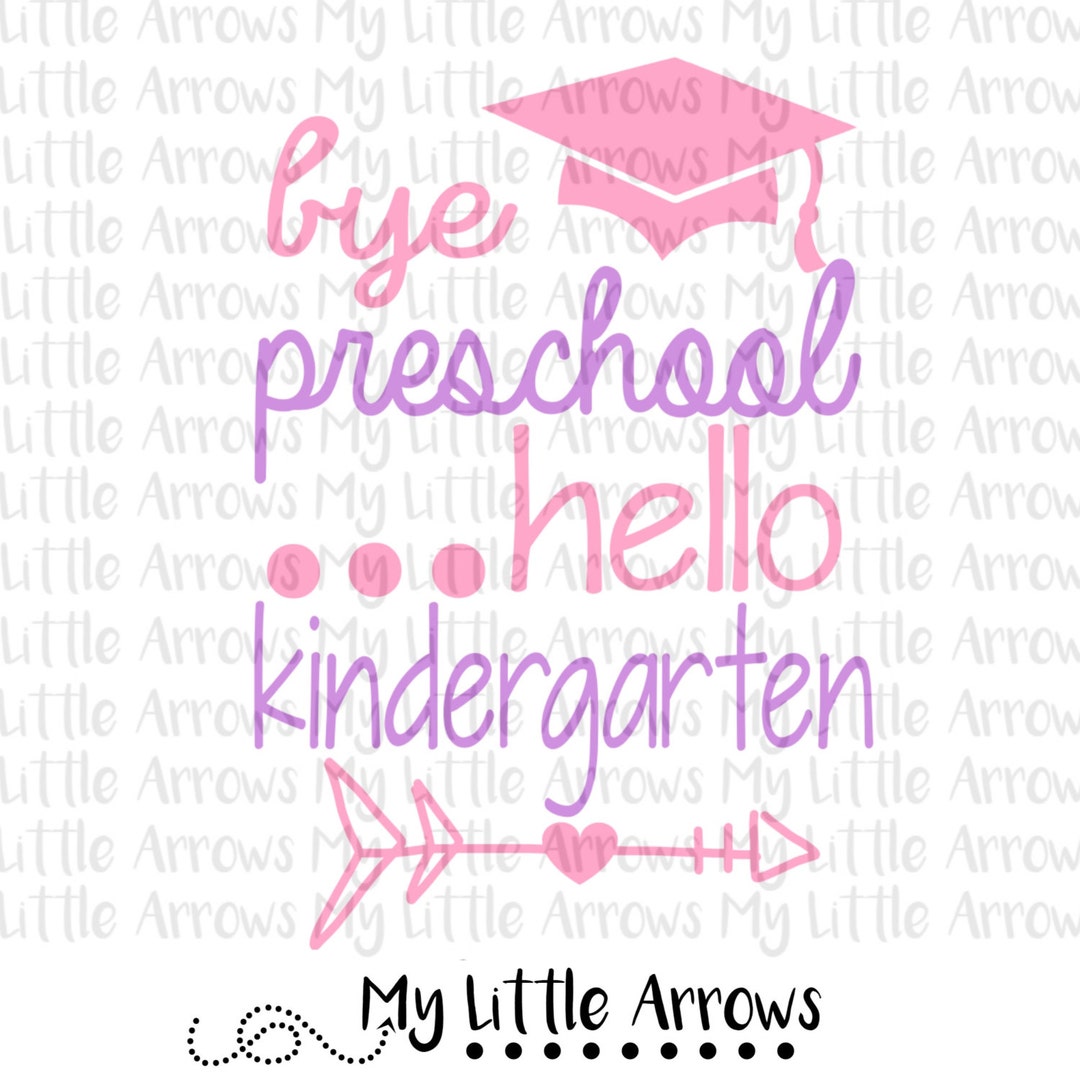 Pre-k Graduation SVG, DXF, EPS, Png Files for Cutting Machines Cameo or ...